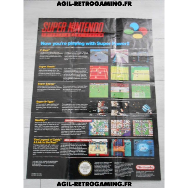 Poster Super Nintendo - Agil-Retrogaming